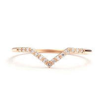 Stackable Chevron Ring | Buy $223.08 on One2Three Jewelry