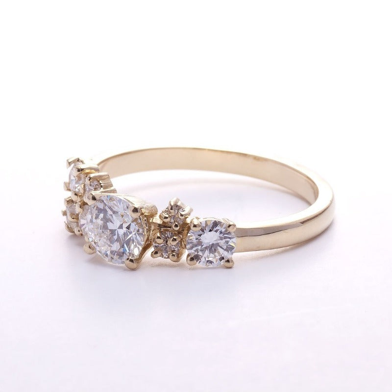 Engagement Diamond Cluster Ring | Buy $1,990.00 on One2Three Jewelry